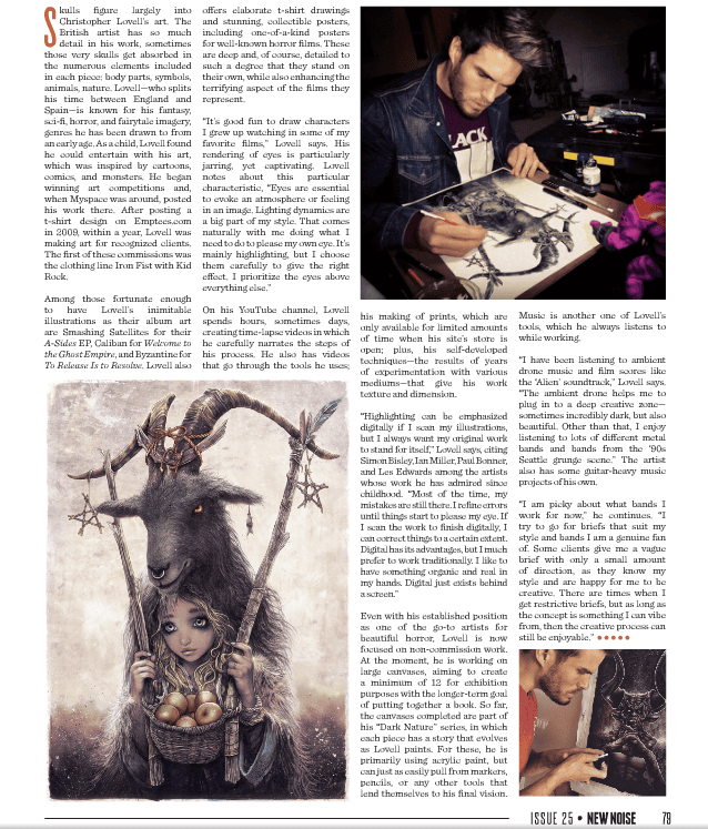 Illustrating Horror Beautifully: The Art Of Christopher Lovell | Lily ...