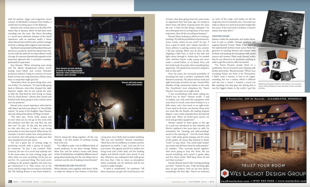 The Creative Genius of Dave Stewart | Lily Moayeri